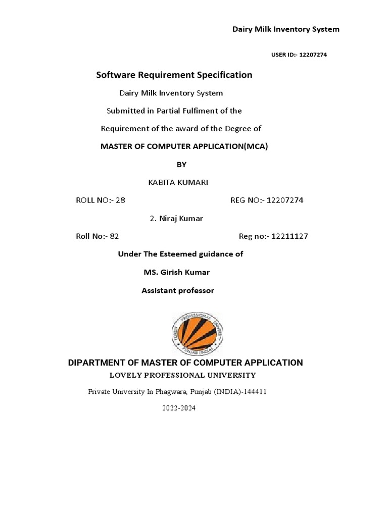 Dairy Milk Inventory System | PDF | Expense | Cheese