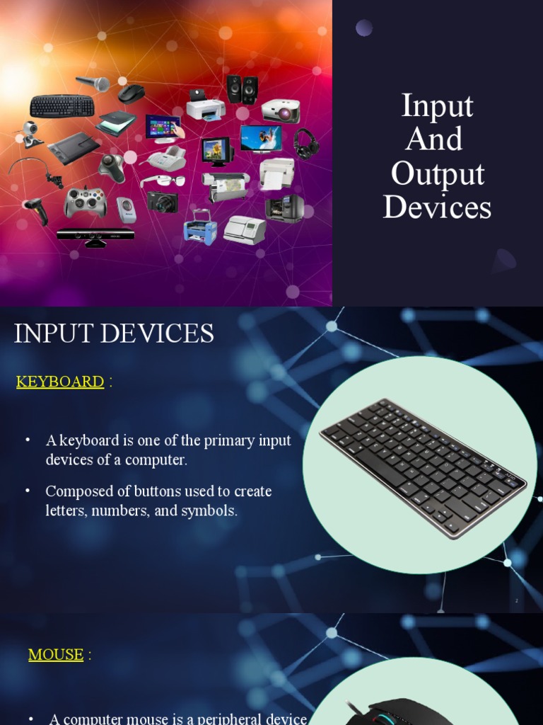 Input and Output | PDF
