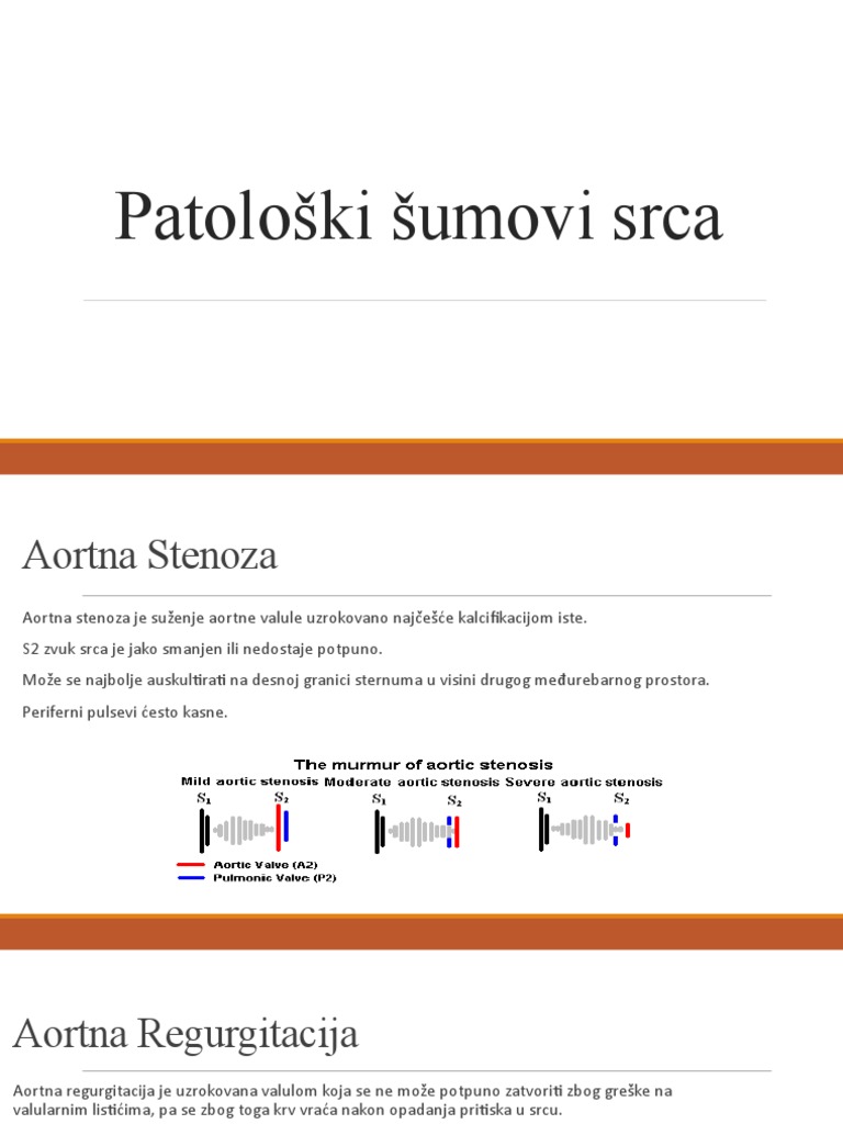 Patološki Šumovi Srca | PDF