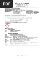 Frick Oil No 3 MSDS PDF | PDF | Toxicity | Firefighting