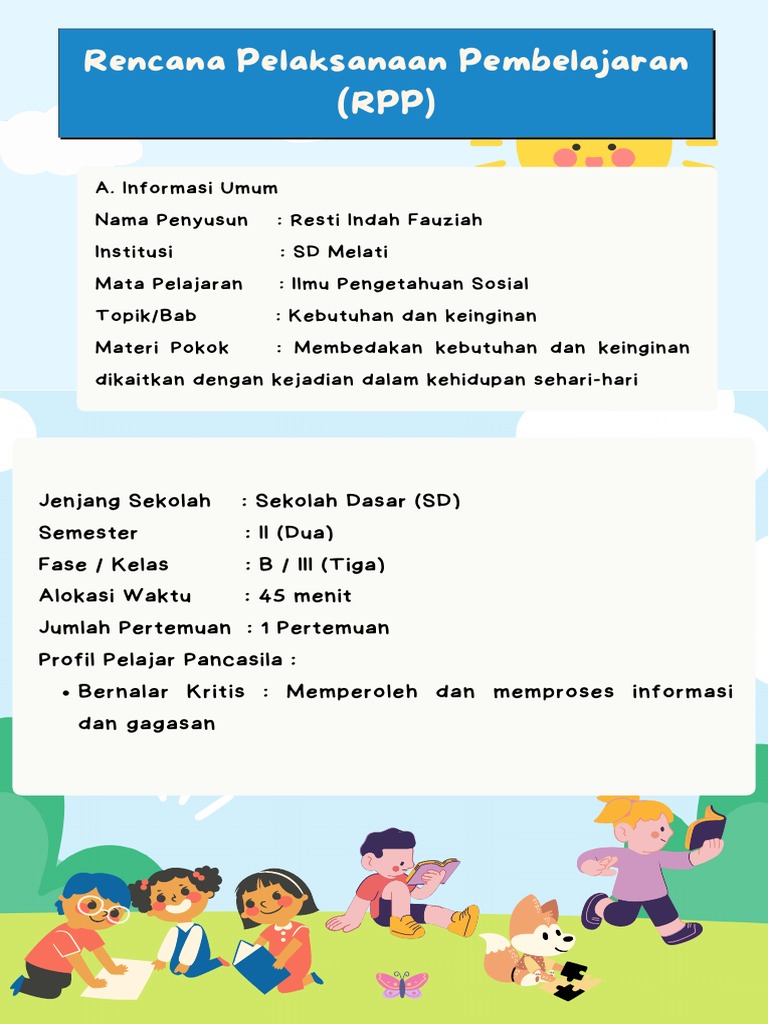 Resti Indah - RPP | PDF