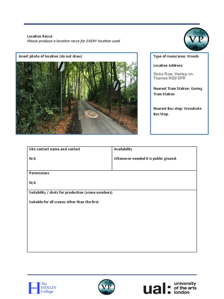 Location Recce 2 | PDF