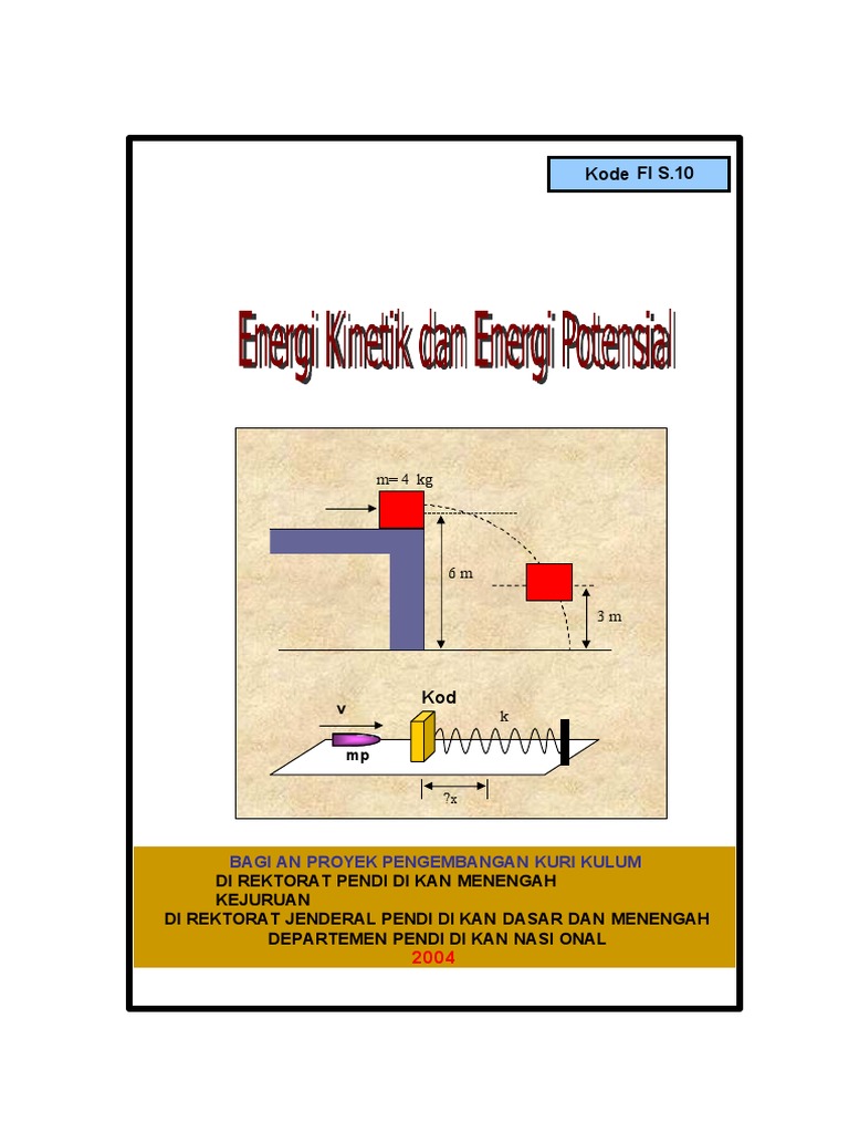 Energi Kinetik dan Potensial dalam Fisika | PDF