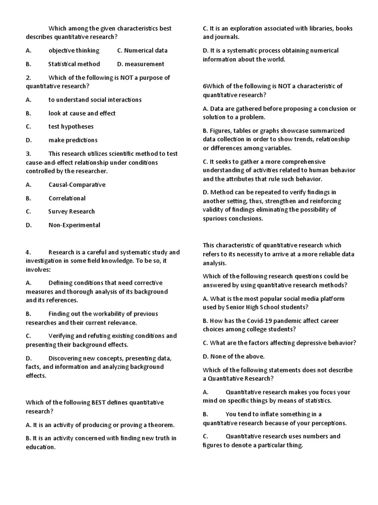 Reviewer Pr2 | PDF | Quantitative Research | Hypothesis