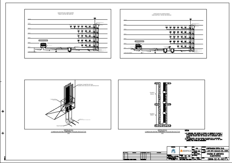 Montante Electrica | PDF | Plomería | Ingeniería mecánica