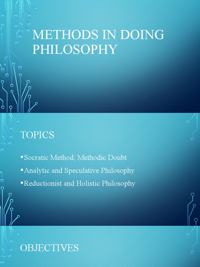 02 Methods in Philosophy | PDF | Analytic Philosophy | Reductionism