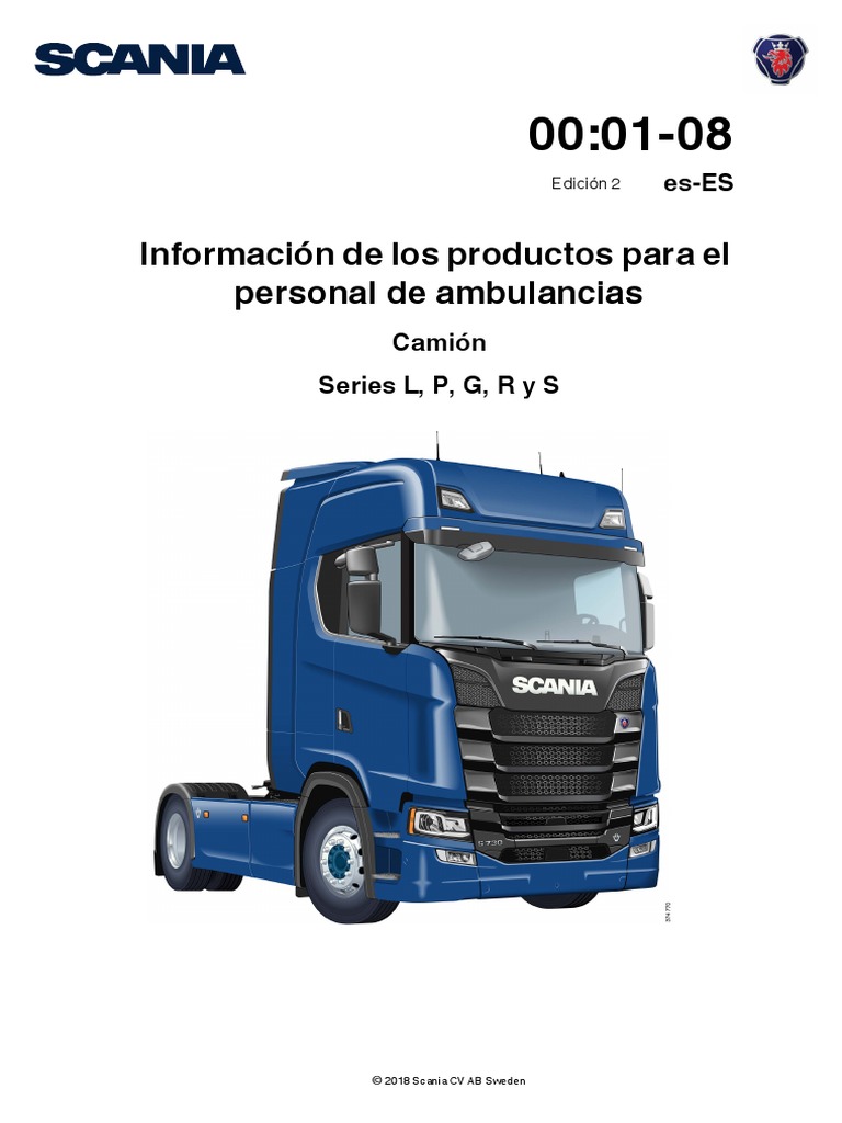Manual de Instrucciones Scania | PDF | Ingenieria Eléctrica | Airbag
