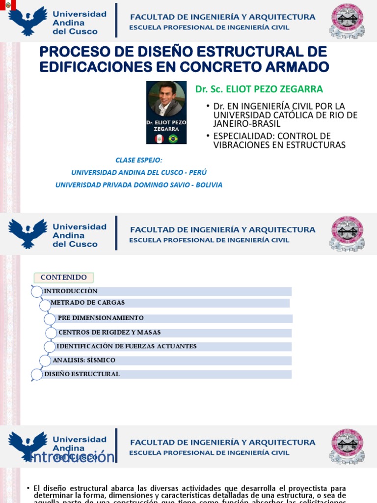 Proceso de Diseño Estructural de Edificaciones en Concreto Armado | PDF | Elasticidad (Física ...