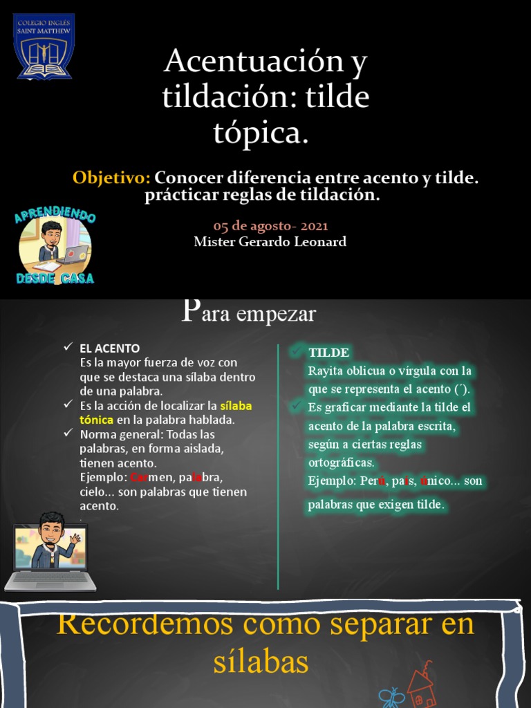 AGUDAS GRAVES Y ESDRÚJULAS 5to | PDF | Escritura latina | Voz humana