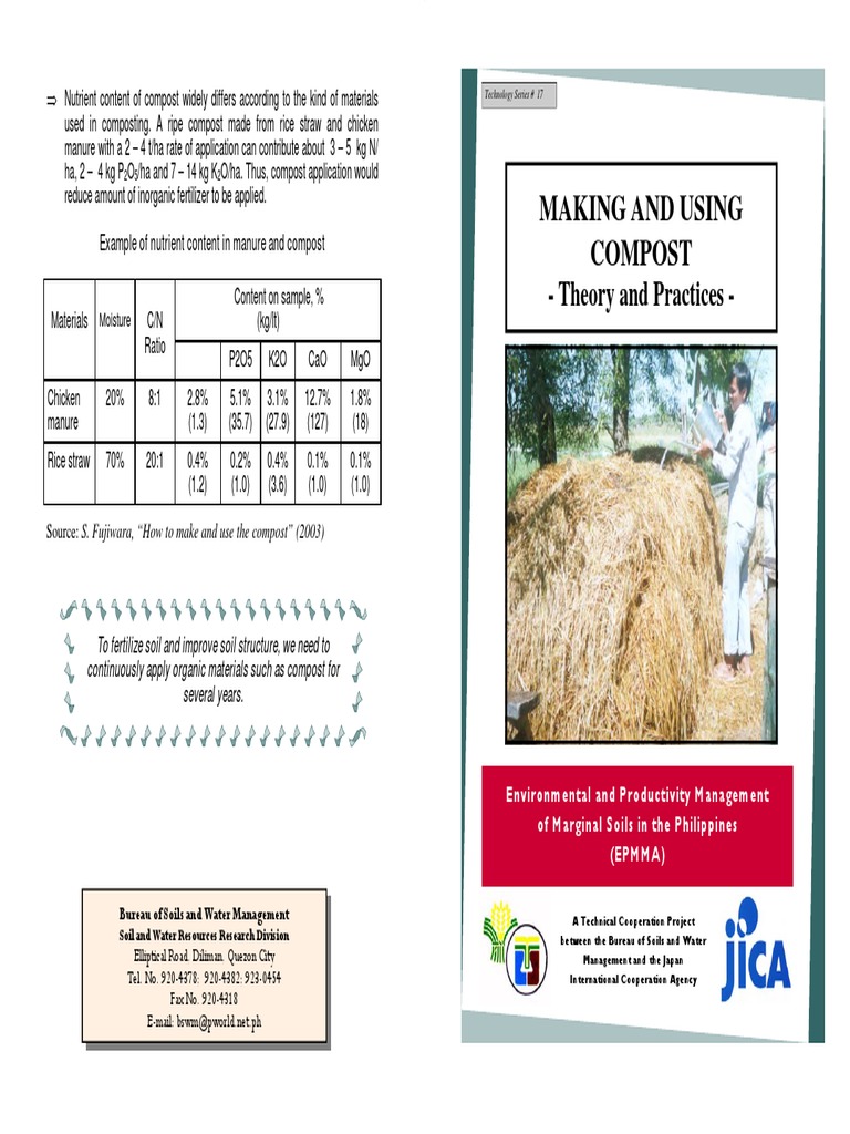 Making and Using Compost Theory and Practices | PDF | Compost | Soil
