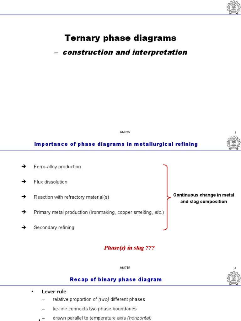 Ternary Phase Diagrams | PDF | Phase Diagram | Thermodynamics