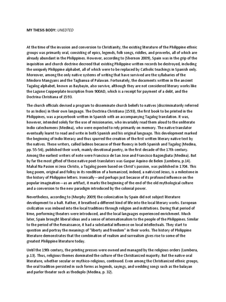 Thesis Body | Download Free PDF | Tagalog Language | Philippines