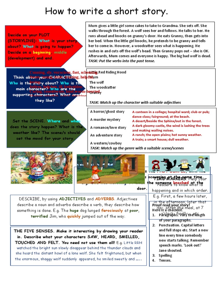 Tips On Writing A Short Story Reading Comprehension Exercises 116680 ...