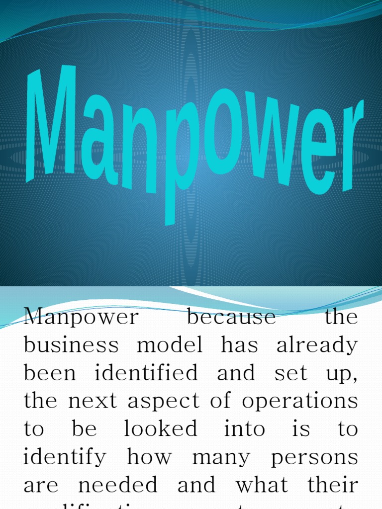 Manpower | PDF | Restaurants | Sales