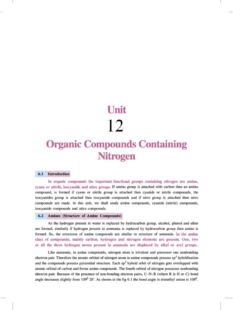 AMINES UNIT - 12 - Merged | PDF