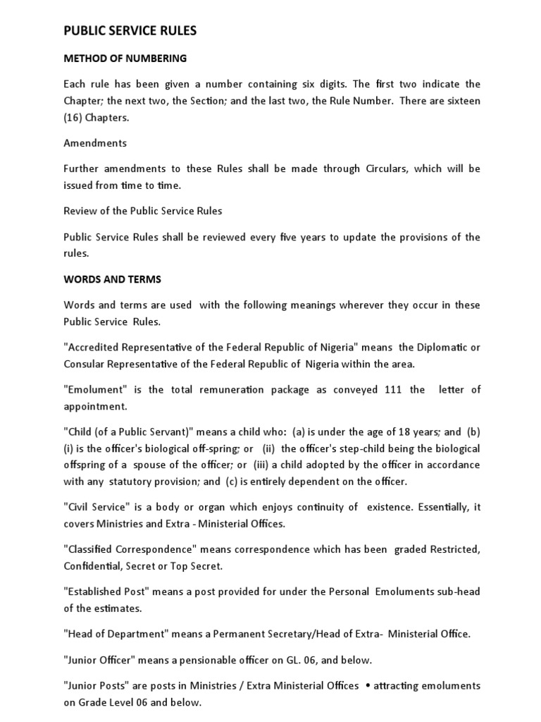 Public Service Rules Salient Issues | PDF | Overtime | Coffin