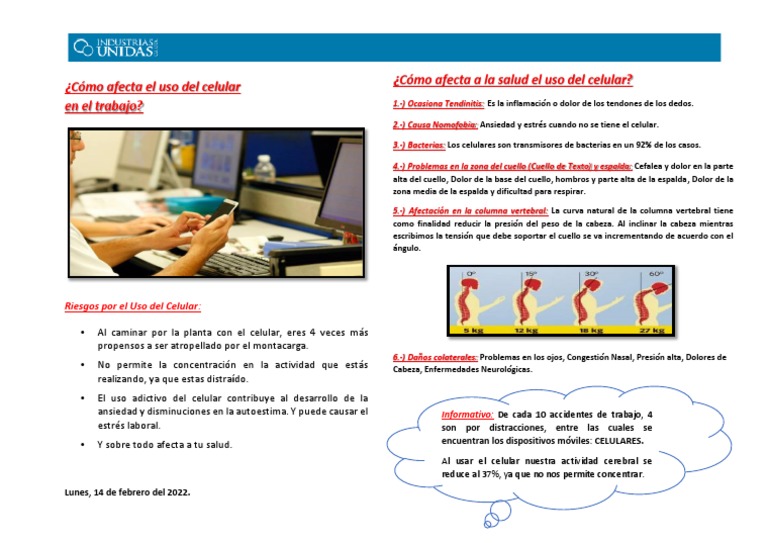 Campaña 10. Cómo Afecta El Uso Del Celular en El Trabajo | Descargar ...