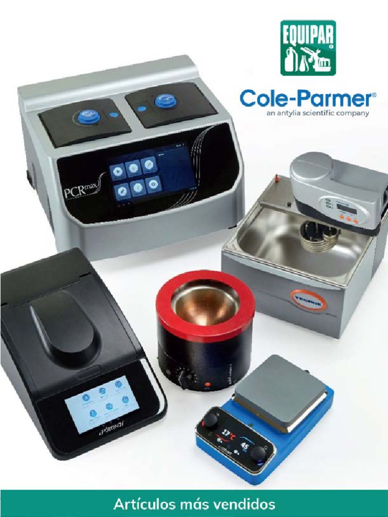 Equipos de laboratorio Cole Parmer 2023 | PDF | Tableta | Química