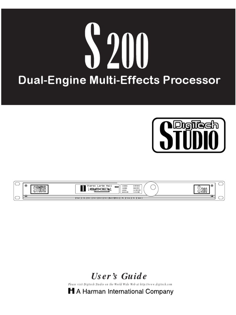 Digitech S200 | PDF | Equalization (Audio) | Ac Power Plugs And Sockets