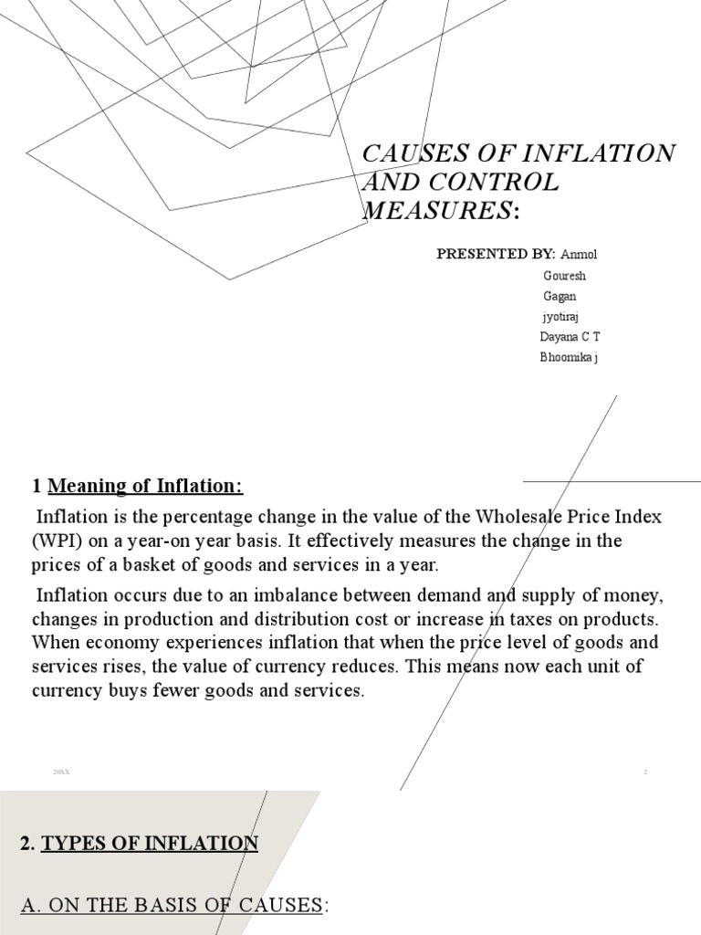 Inflation Cause and How To Control. | PDF | Inflation | Fiscal Policy