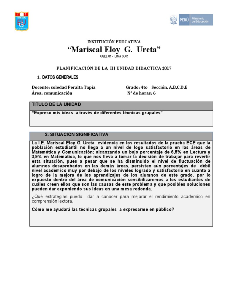 Unidad Correcta | PDF | Comprensión lectora | Comunicación