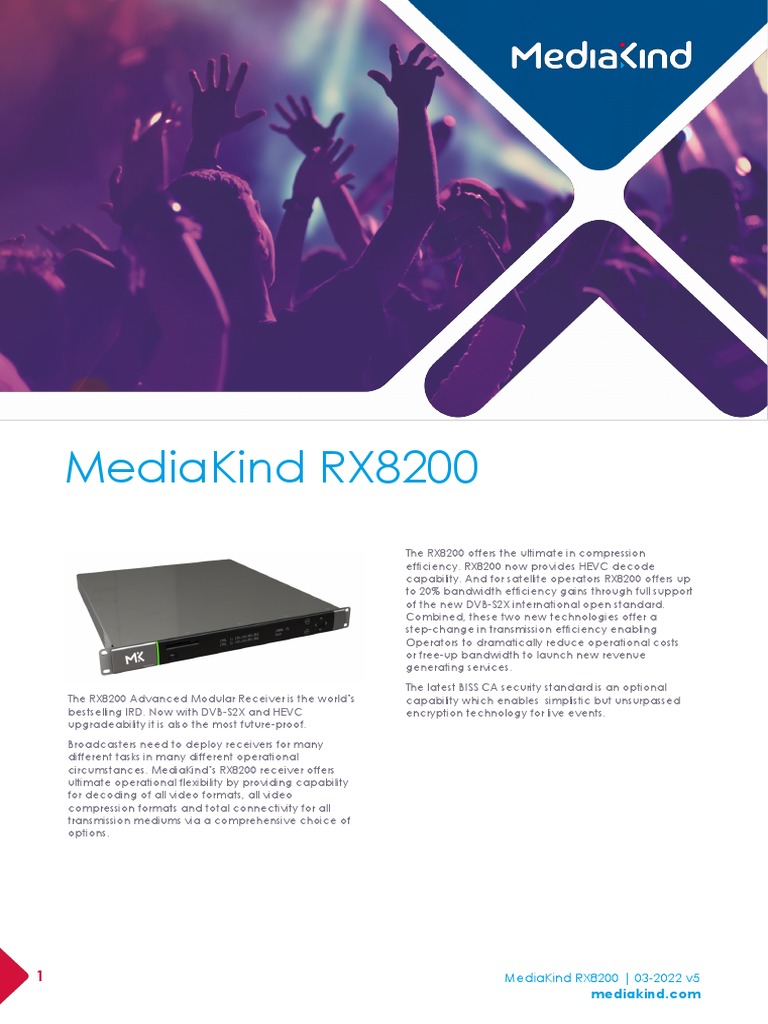 RX8200 Datasheet | PDF | High Definition Television | Digital Audio