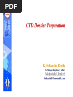 Table of Contents CTD Format | PDF | Pharmacokinetics | Pharmacology