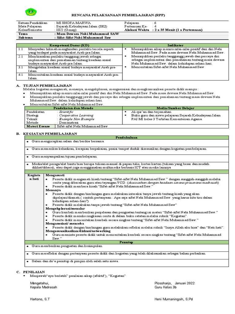 6.4. RPP Ii Ski Iii | PDF