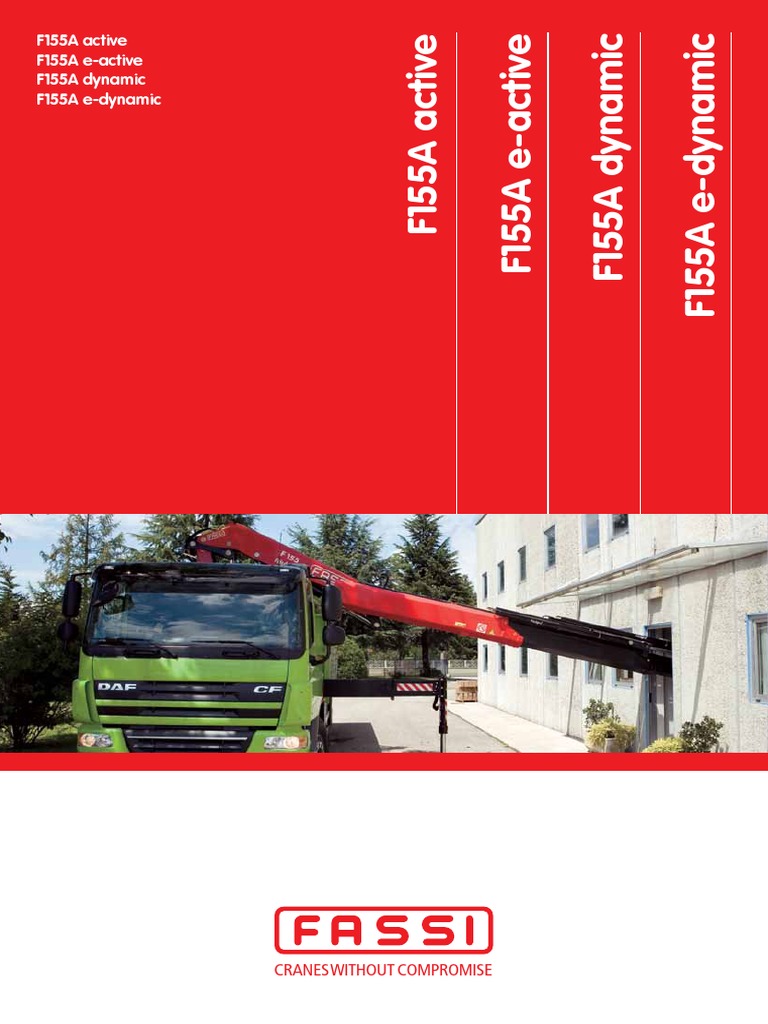 Grues Fassi F155A : Performances et Specs | PDF