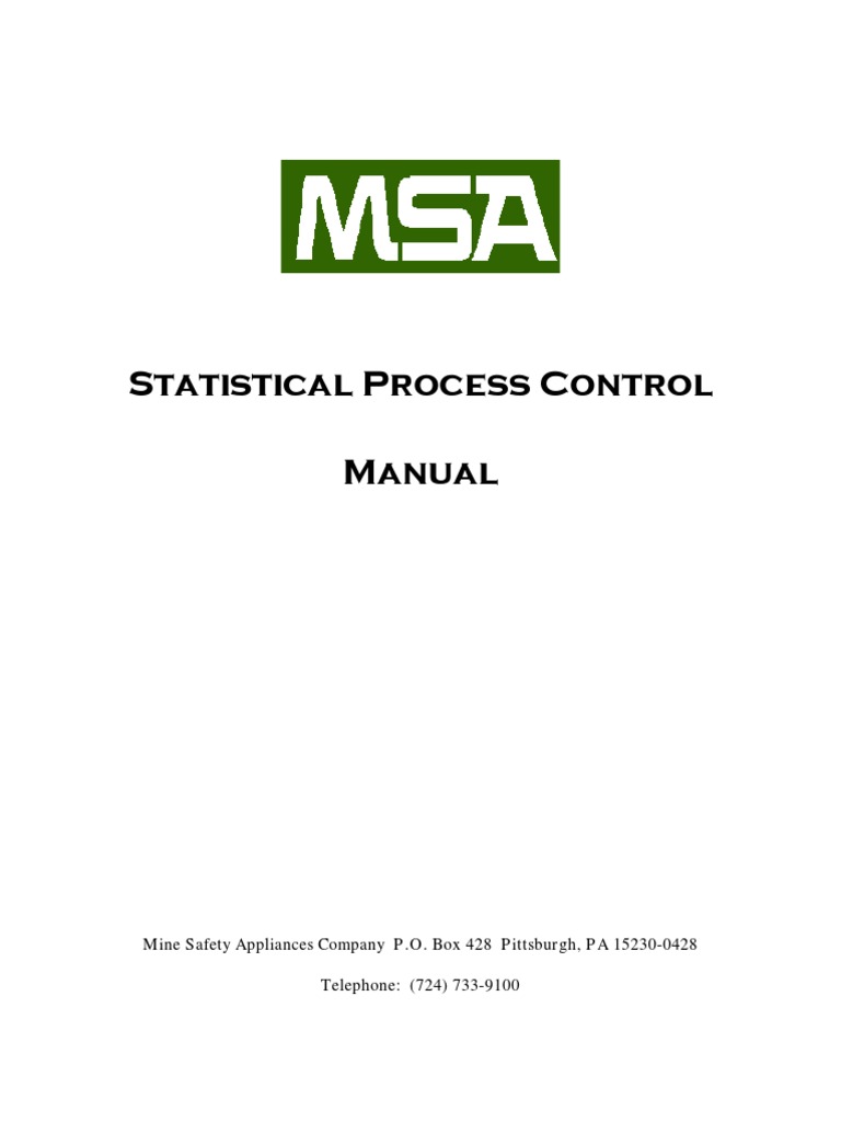 Statistical Process Control Manual | PDF | Brainstorming | Statistics