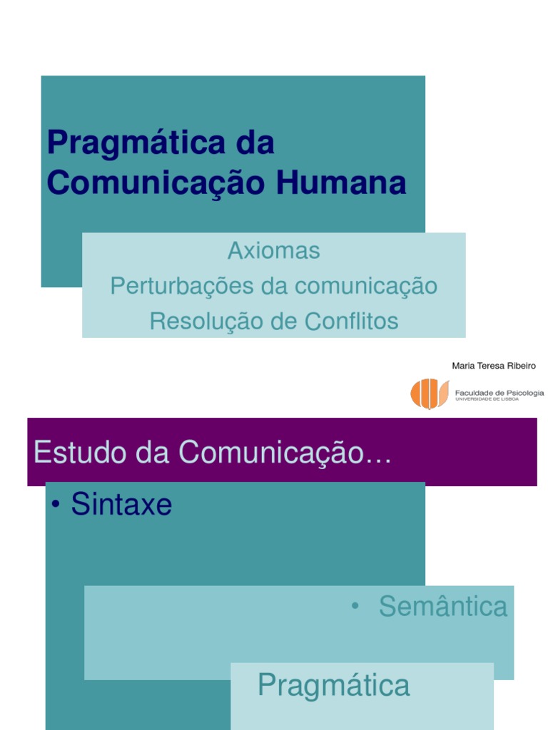 Comunicação Humana e Resolução de Conflitos | PDF | Comunicação ...