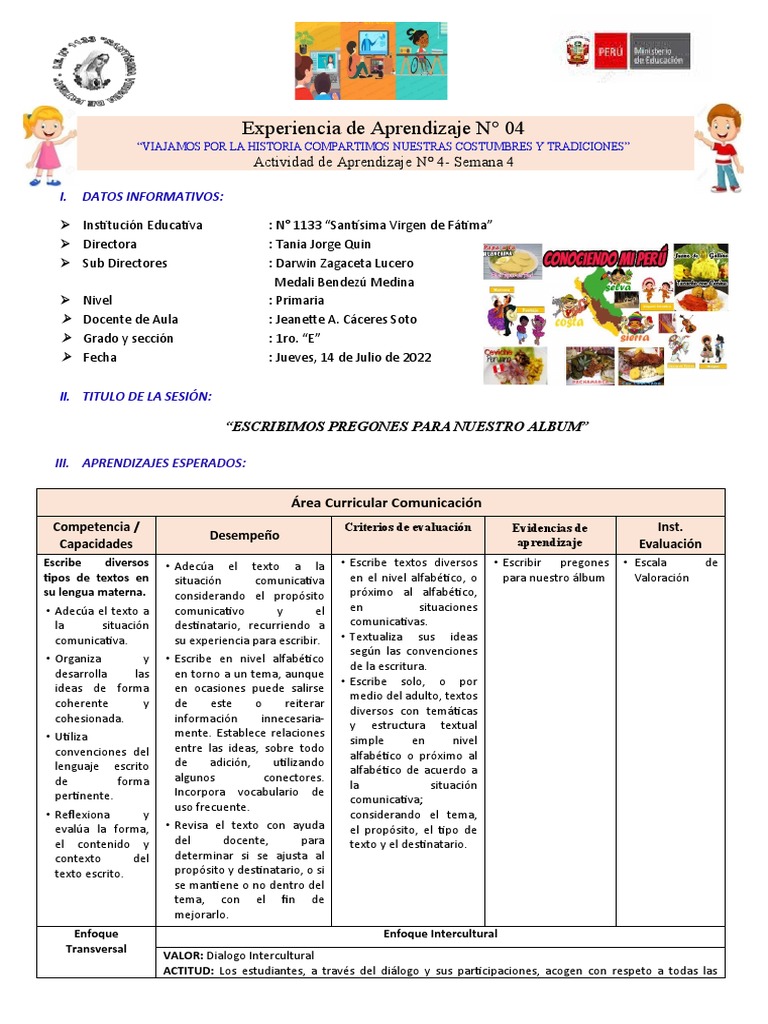 Actividad de Aprendizaje #04 EXP. 4 SEM. 4 | PDF | Interculturalidad | Discriminación