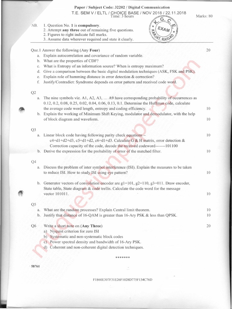 Te-Extc Sem5 Dc-Cbcgs Dec18 | PDF