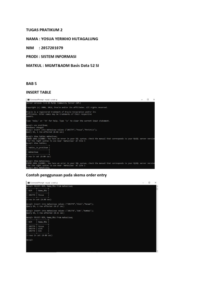 Mengkoneksikan Mysql Menggunakan XAMPP Di CMD | PDF | Metode & Bahan Ajar