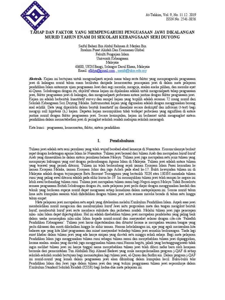 Saiful Bahri | PDF | Seni & Disiplin Bahasa