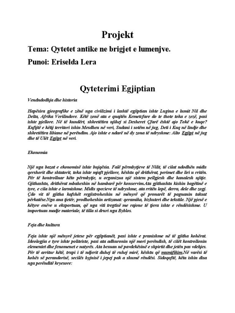 Projekt Histori Eri | PDF