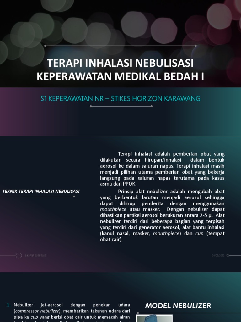 Terapi Inhalasi Nebulisasi NR | PDF