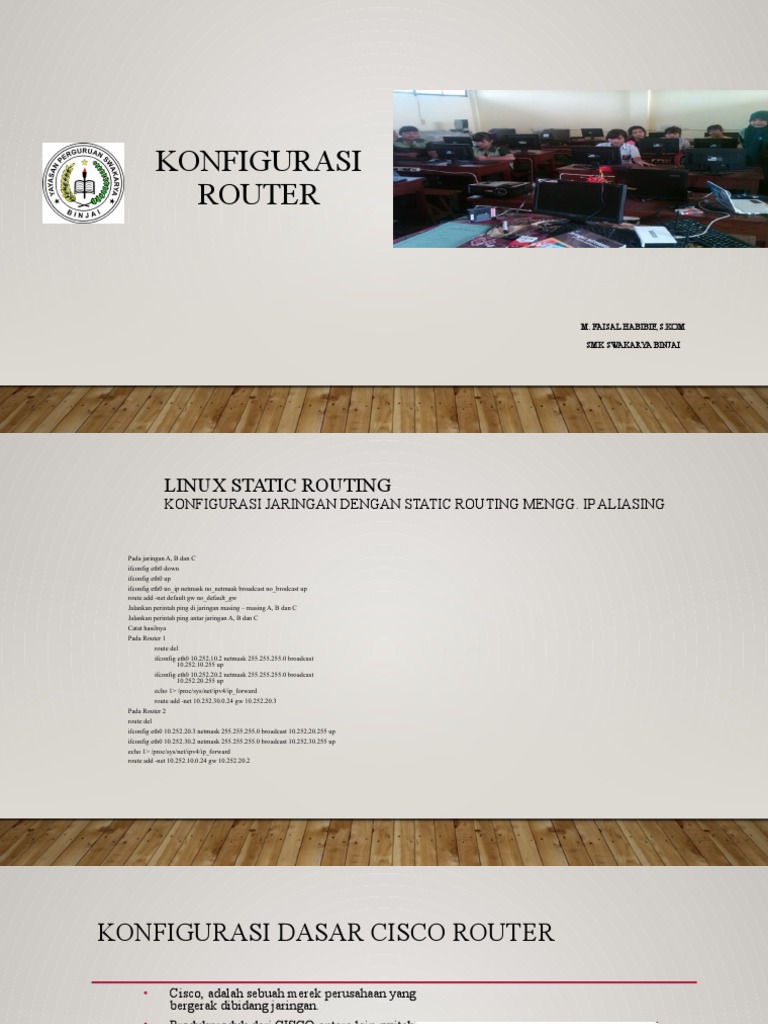Konfigurasi Router dengan Static Routing | PDF