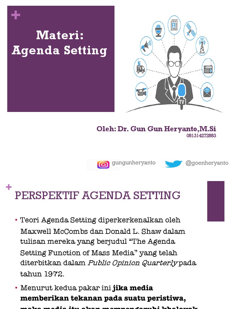 Materi 3-Teori Agenda Setting | PDF