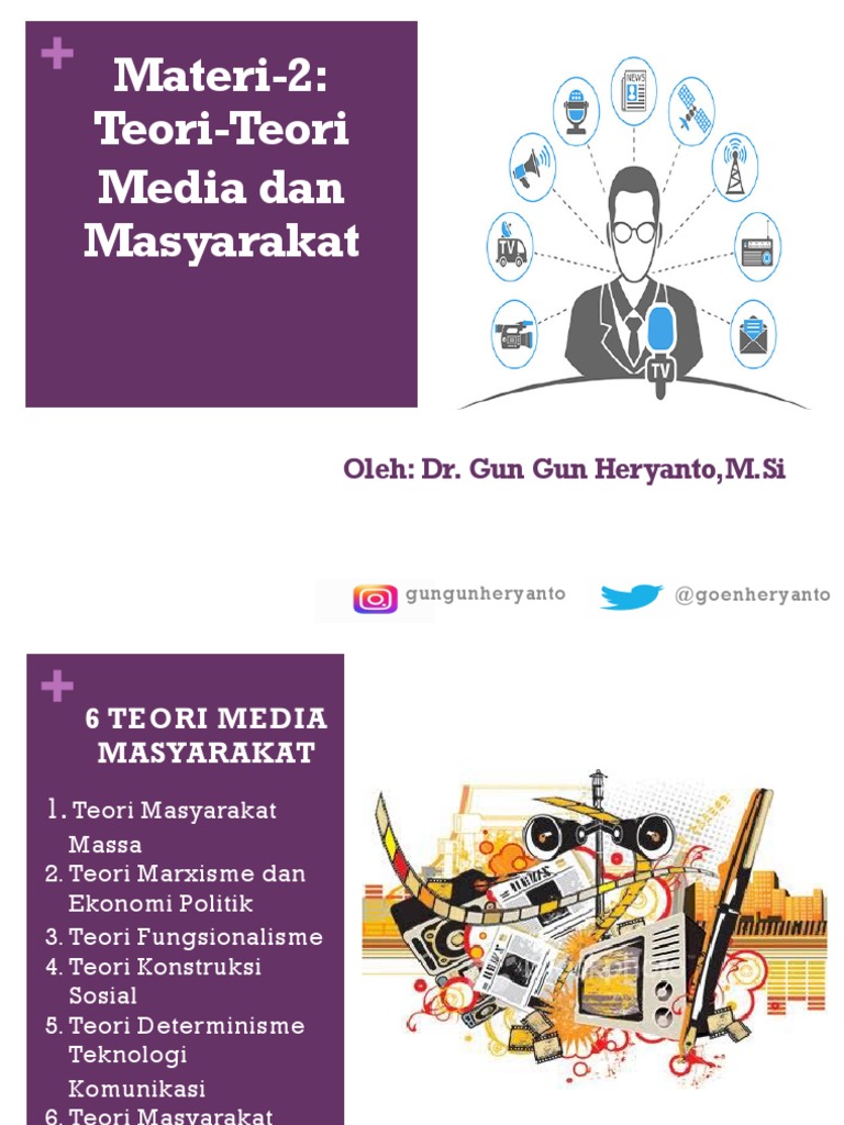 Materi 2 - Teori-Teori Media Dan Masyarakat | PDF