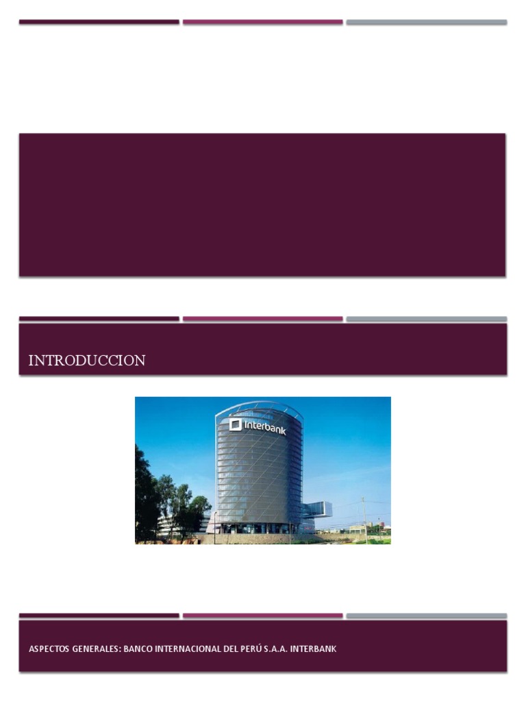 INTERBANK | PDF | Bancos | Economias