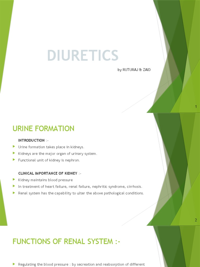 #Diuretics | PDF | Kidney | Urinary System