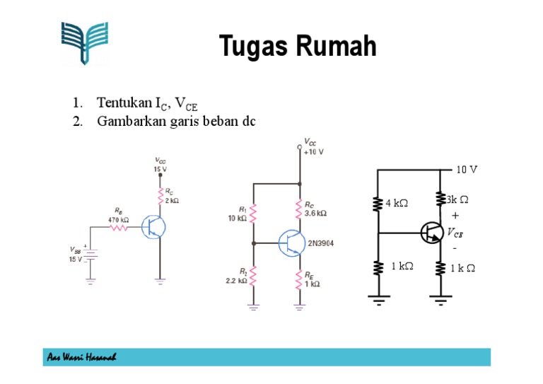 Tugas Bias Transistor | PDF | Science & Mathematics