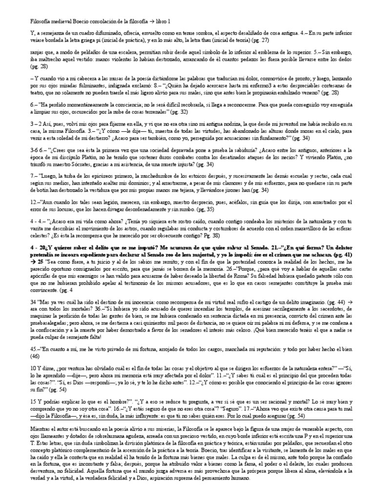 5 - Boecio Consolación de La Filosofía | PDF | Dios | Platón