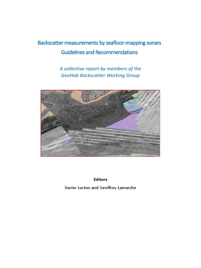 Backscatter Measurement Guidelines | PDF | Sonar | Earth Sciences
