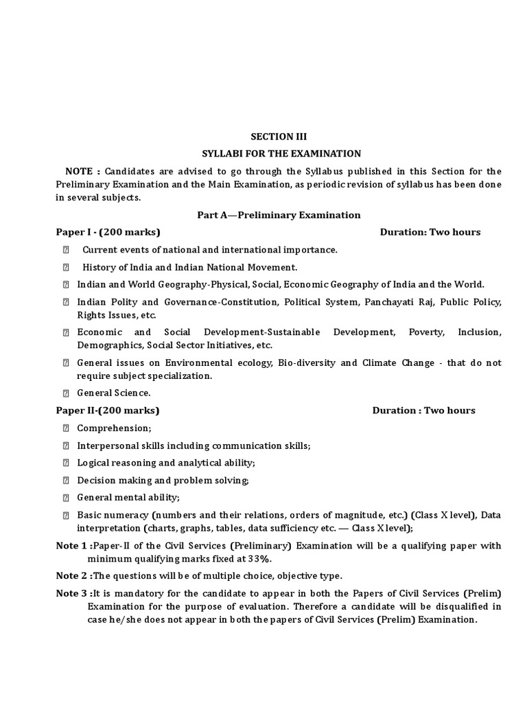 UPSC Full Syllabus | PDF | Sociology | Governance