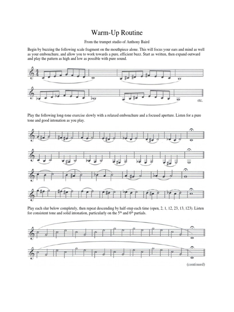 Warmup Routine | PDF | Language Arts & Discipline