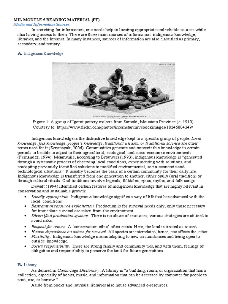 Module 5 Reading Material | PDF | Social Science