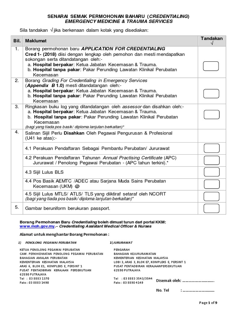 5) Borang Permohonan Baru Cred 1 - (2018 | PDF