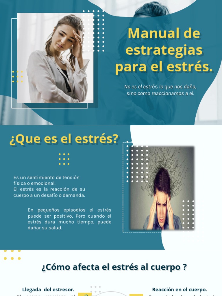 Manual de Estrategias para El Estres. | PDF | Estrés (biología) | Sicología